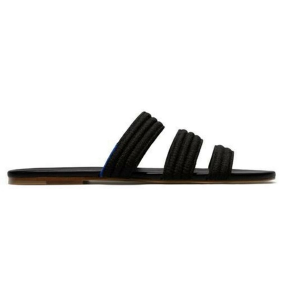 Rothy's | Shoes | Rothys Triple Band Slide Sandals In Classic Black ...